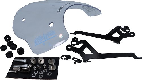 Moto Guzzi windshield with bracket set - V7 850 Stone 2021 Spare Parts ...