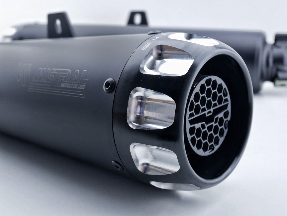 Mistral exhaust kit, EXCLUSIVE, conical, stainless steel, Spare Parts ...