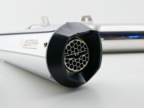 Mistral exhaust kit, Avion S, stainless steel, polished, Spare Parts ...