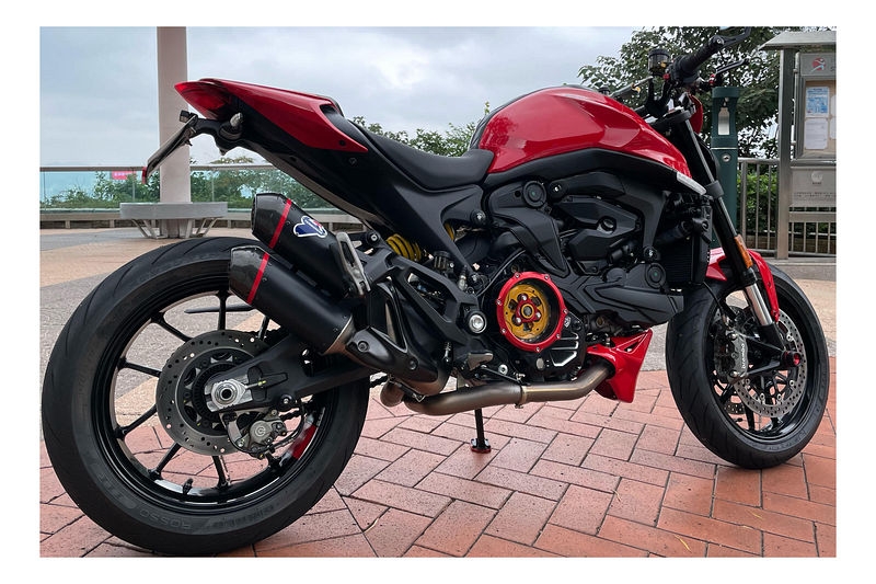 CNC Racing Ring pressure plate oil bath clutch, gold - Ducati Monster ...