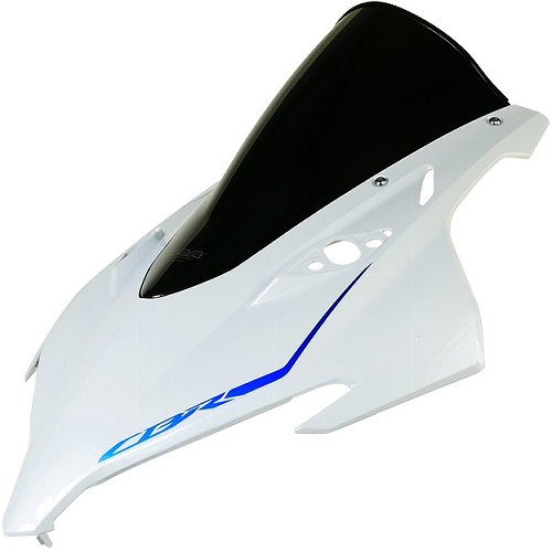 MRA Racing windshield "R", black - Suitable for HONDA CBR Spare Parts ...