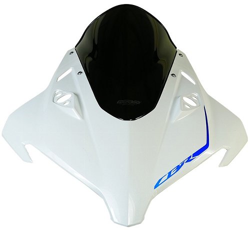 MRA Racing windshield "R", black - Suitable for HONDA CBR Spare Parts ...
