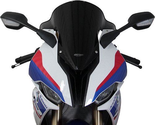 MRA fairing shield, Racing, black, with homologation - BMW S1000 RR